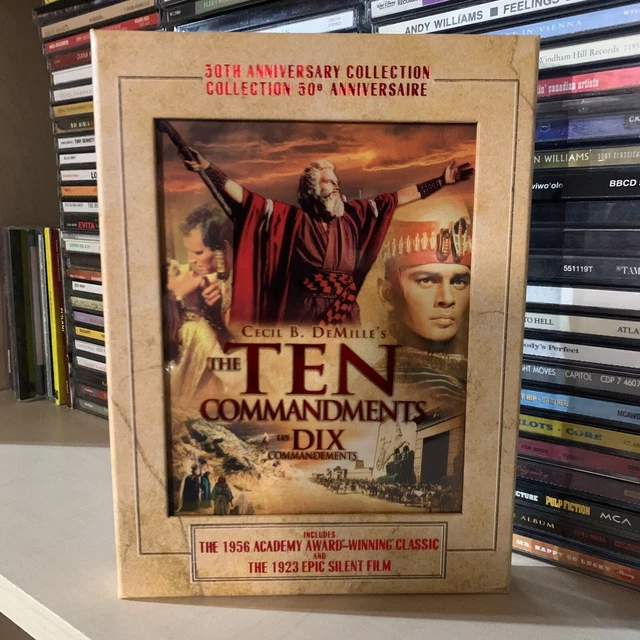 THE TEN COMMANDMENTS 50th Anniversary Collection DVD w/ French Subs $15 ...