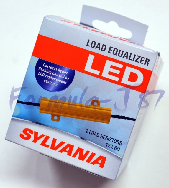 SYLVANIA LED LOAD Equalizer Resistor 7440 Front Turn Signal Hyper Flash ...