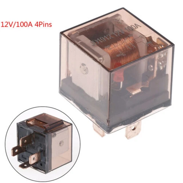 AUTOMOTIVE RELAY WITH Indicator 12V 100A 4Pin Tri-clamp Connection ...