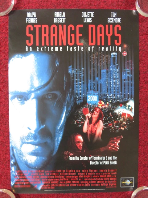 STRANGE DAYS VHS Poster Ralph Fiennes Angela Bassett 1995 £12.30 ...
