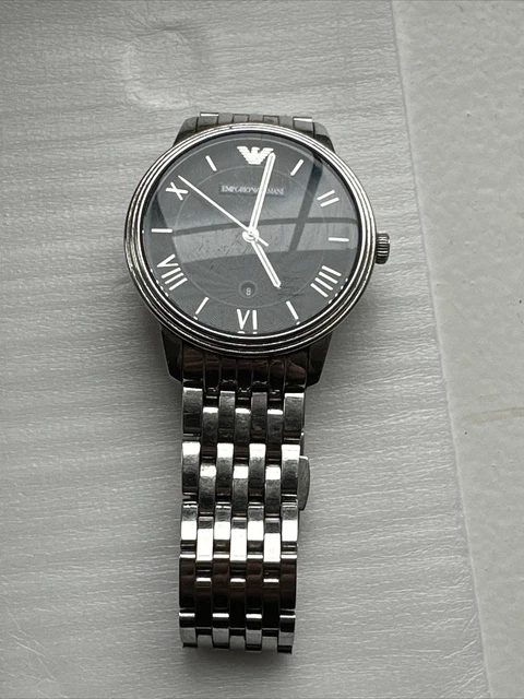 EMPORIO ARMANI MENS Watch AR1614 GENUINE Stainless Steel £21.00 ...