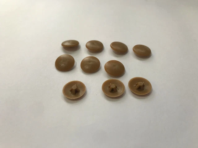 Plastic Pozi Screw Cap Covers Black White Push Fit 6g 8g Plastic Pozi ...