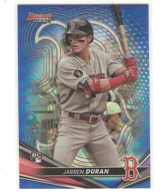 2022 BOWMAN'S BEST JARREN DURAN RC réfracteur BLEU recrue / 150 SP ...