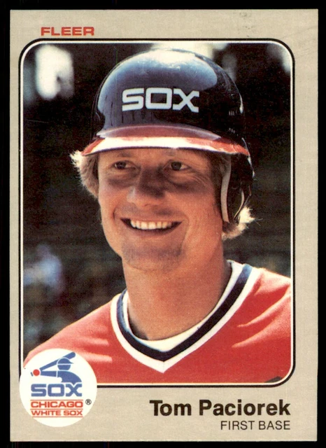 1983 FLEER TOM Paciorek. Chicago White Sox #248 EUR 2,08 - PicClick FR