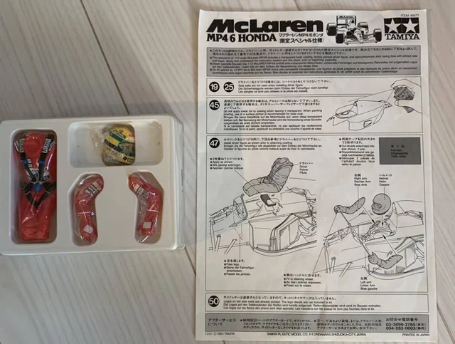 RARE OBJET TAMIYA 1/12 Grand Echelle Complet Vue Senna Figure Pour ...