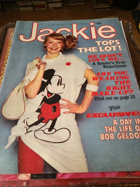 JACKIE MAGAZINE NOV 3rd 1979 Featuring Bob Geldof Vgc £3.00 - PicClick UK