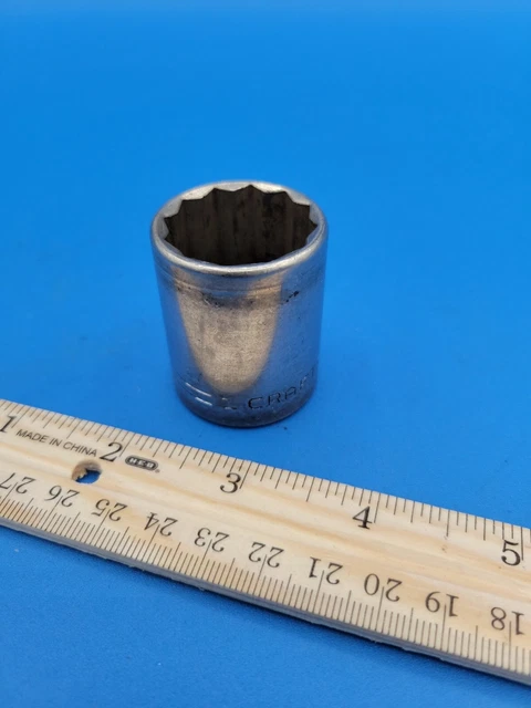 CRAFTSMAN TOOLS SOCKET 1/2 Drive 1" =V= Vintage USA a328 $8.49 - PicClick