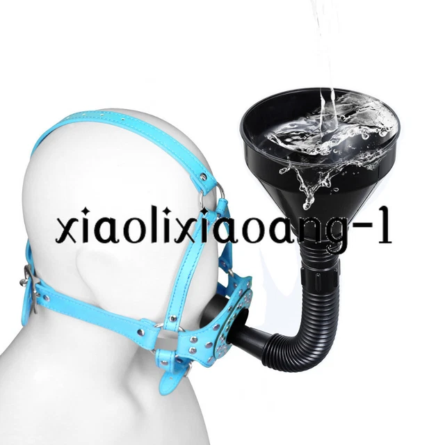 PISS URINAL FLOW Into Mouth Plugs Gags Catheters Harness Cage Chastity ...