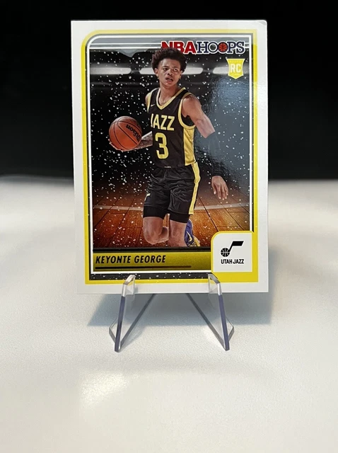 KEYONTE GEORGE 2023-24 Panini NBA Hoops Rookie #271 Utah Jazz Rc Edizione invernale EUR 2,24 ...