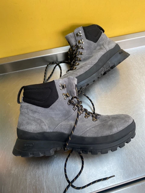 BELSTAFF MENS EU44 UK10 grey suede leather town & country walking ...