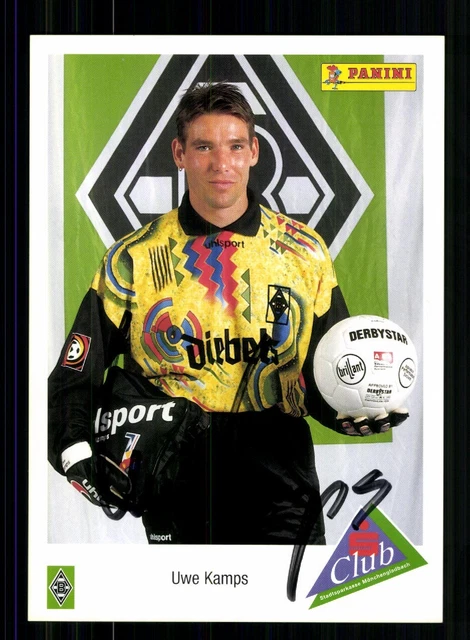 UWE KAMPS AUTOGRAMMKARTE Borussia Mönchengladbach 1996-97 Orig Sign EUR ...