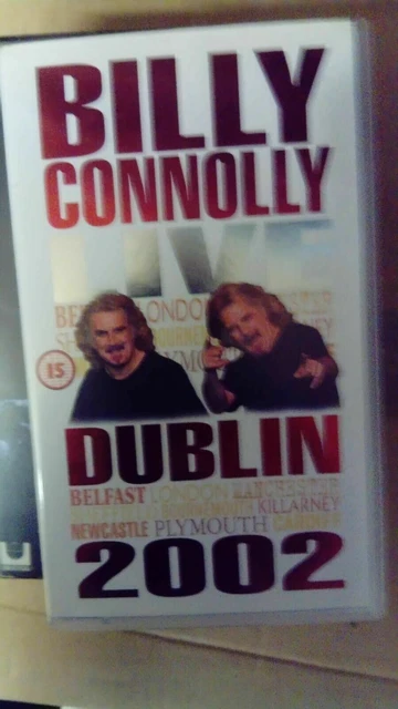 RARE VHS TAPE 'Billy Connolly Dublin 2002' £2.00 - PicClick UK