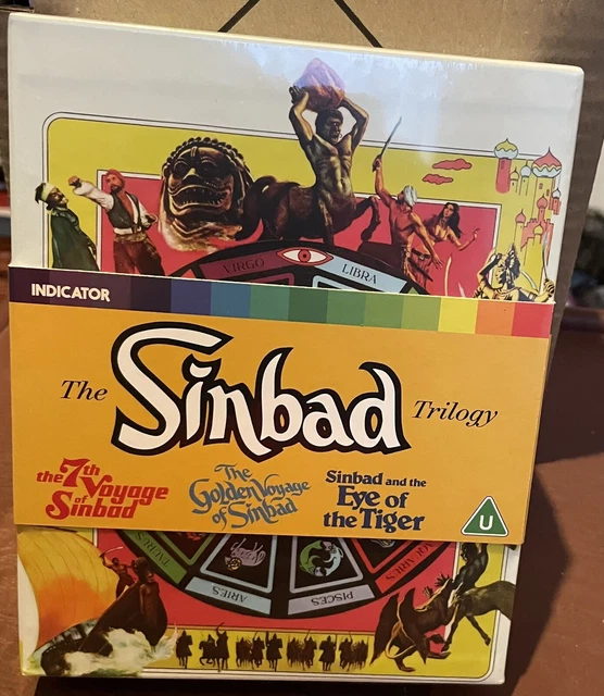 THE SINBAD TRILOGY Indicator Limited Edition Blu-ray Box-set Brand New ...