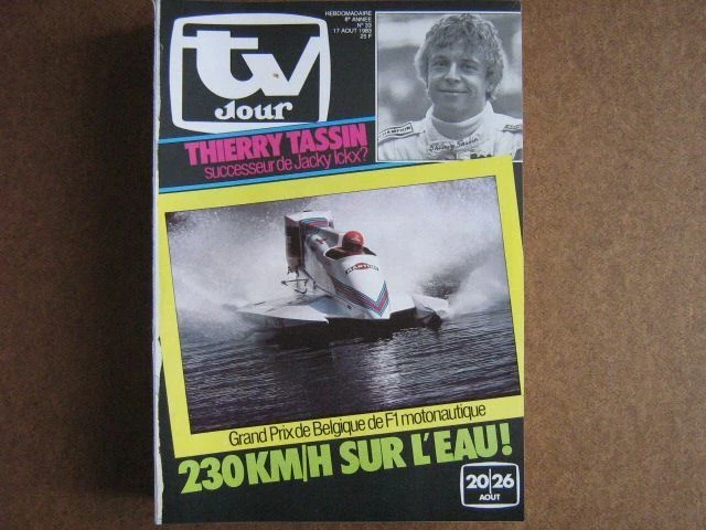 TV JOUR 84/33 (17/8/83) Thierry Tassin EUR 35,00 - PicClick DE