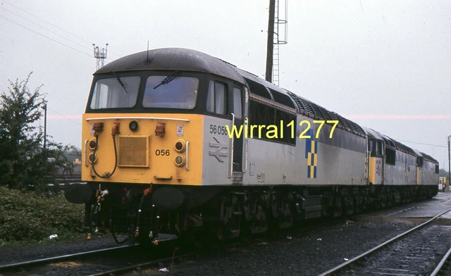 ORIGINAL RAILWAY SLIDE Class 56 56056 at Westbury 05.09.90 £3.00 ...