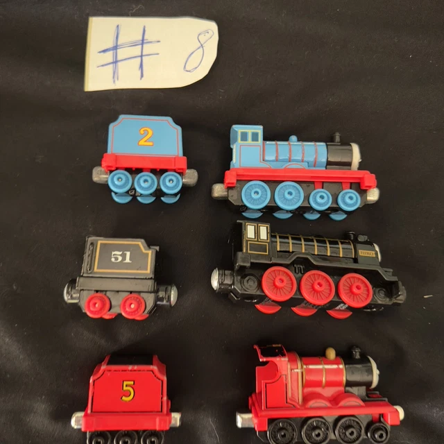 THOMAS THE TANK Engine & Friends Die cast Toys Train Bundle (3 Trains ...
