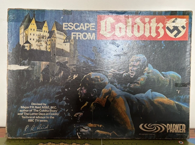 ESCAPE FROM COLDITZ Board Game 1973 Parker Brothers - 70s Vintage ...