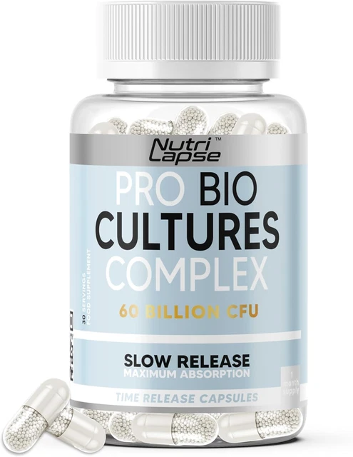 BIO CULTURE PROBIOTICS Complex, 60 Billion CFU, Advanced Granular ...