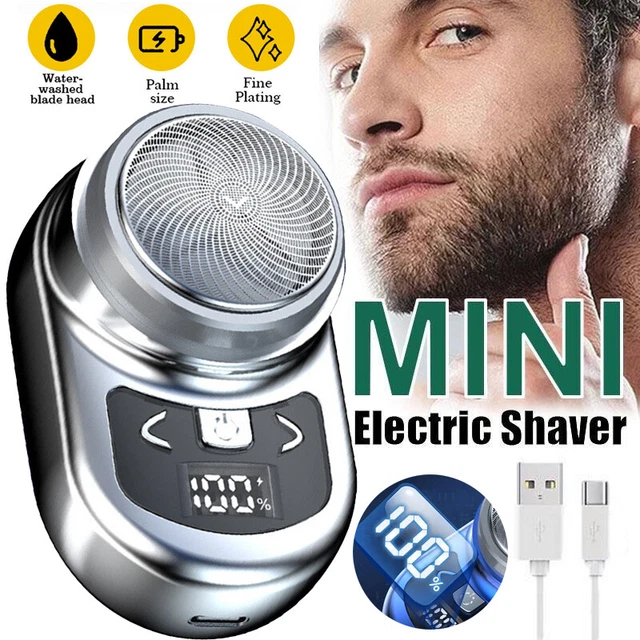 USB MINI RASIERER Herren Elektrisch,Nass und Trockenrasierer LCD ...