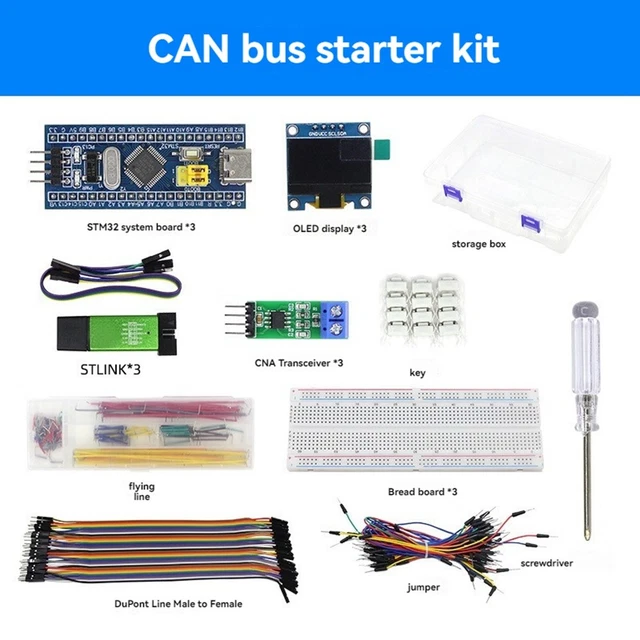 STM32 ENTWICKLUNGSBOARD CAN-BUS Kit STM32F103C8T6 MCU Lernboard Kit ...