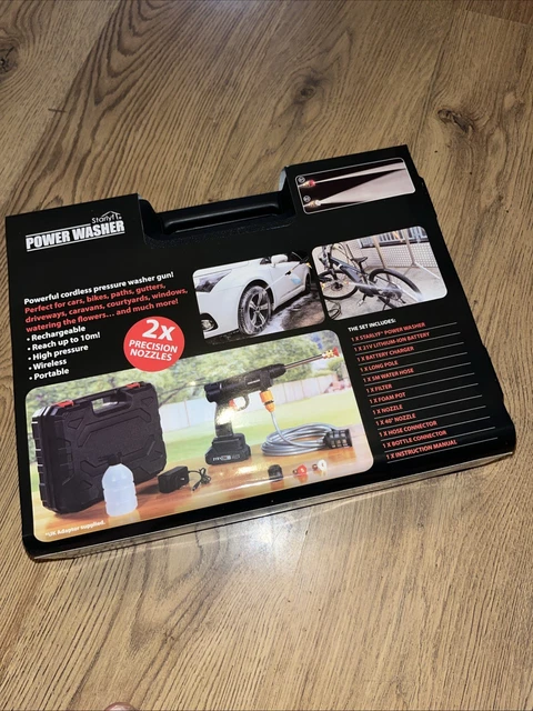 JML STARLYF PRESSURE Washer - Brand New Cordless Power Washer £37.10 ...