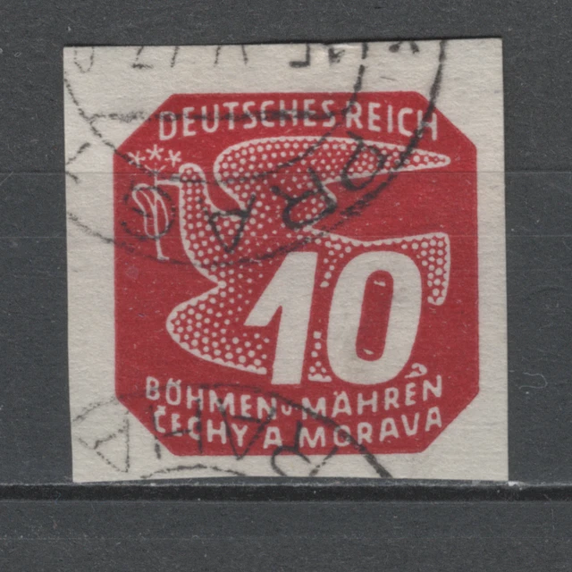 BRIEFMARKE DEUTSCHLAND II.WK BÖHMEN UND MÄHREN MICHEL-Nr. 121 gestempelt EUR 1,00 - PicClick DE