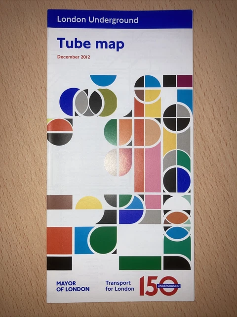 LONDON. UNDERGROUND TUBE Map. (. December. 2012. ) £2.40 - PicClick UK