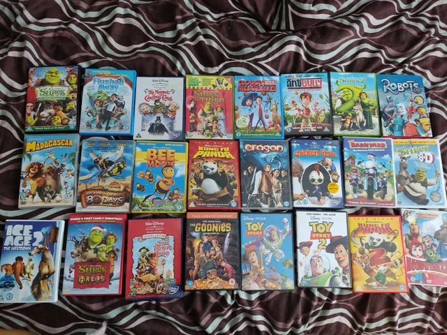 BUNDLE OF KIDS Dvd (Ice Age, Shrek, Toy Story, Kung Fu Panda, Bee Movie ...