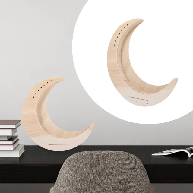 WOOD LYRE HARP 7 String Lyre Harp Moon Shape Lyre Harp Portable Musical ...