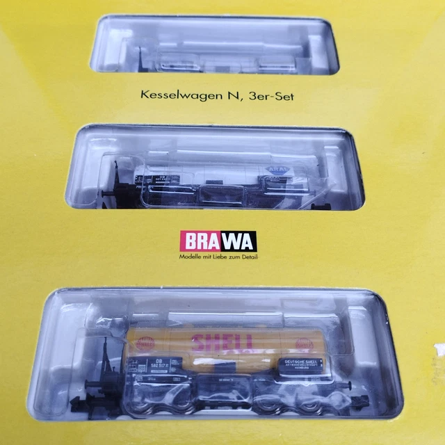 BRAWA 1941, KESSELWAGEN-SET, "Rütgerswerke, ARAL ,SHELL", Ep. III, DB ...
