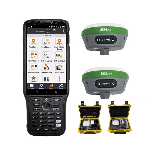 R26 V2 GNSS RTK GPS 1 cm Accuracy Survey Equipment Rover Base Handheld ...