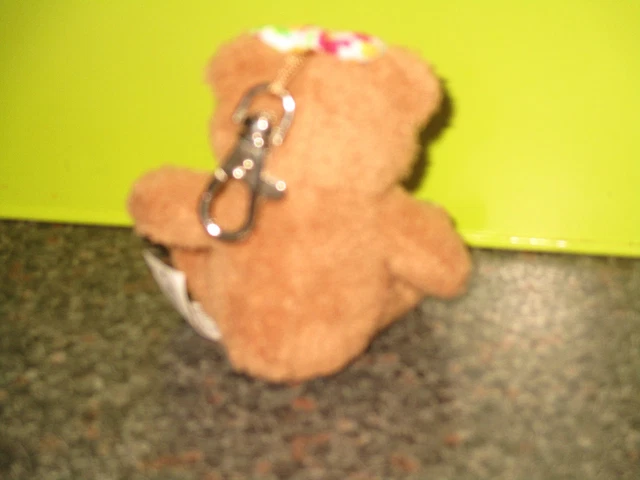PUDSEY BEAR BLUSH Bear keyring clip BBC Children In Need £2.20 ...