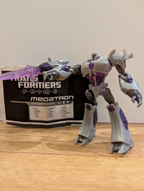 TRANSFORMERS PRIME CYBERVERSE Commander Class Megatron 100% complete £ ...