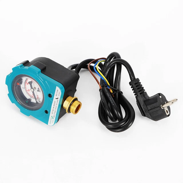 PUMPS CONTROL PRESSURE Switch Adjustable Water Flow Monitor 0-10Bar ...