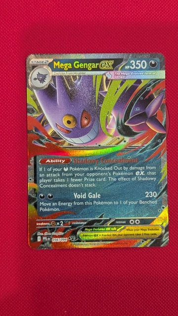 POKEMON PHANTASMAL FLAMES Mega Gengar Ex 056/094 NM $4.99 - PicClick AU