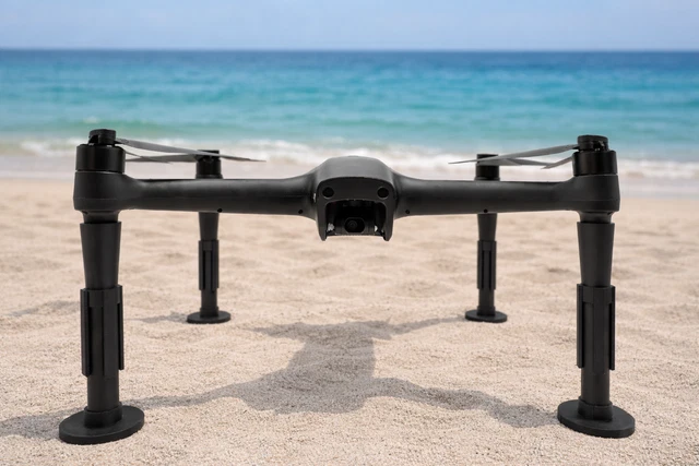 AEROO DRONE 100MM Leg Extensions with Wide Feet – Keeps Sand & Water ...