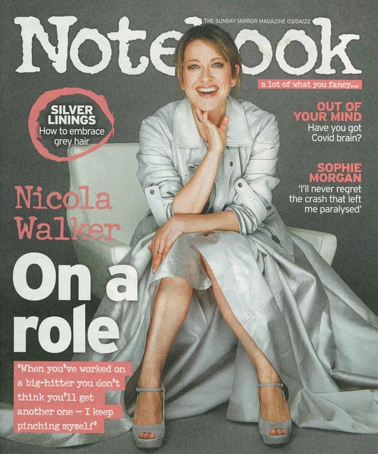 UK SUNDAY MIRROR Notebook Magazine: Nicola Walker, Sophie Morgan ...
