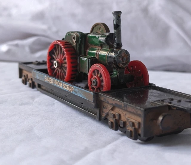 THOMAS THE TANK Engine Ertl Scrap Trevor With saved from scrap Flatbed ...