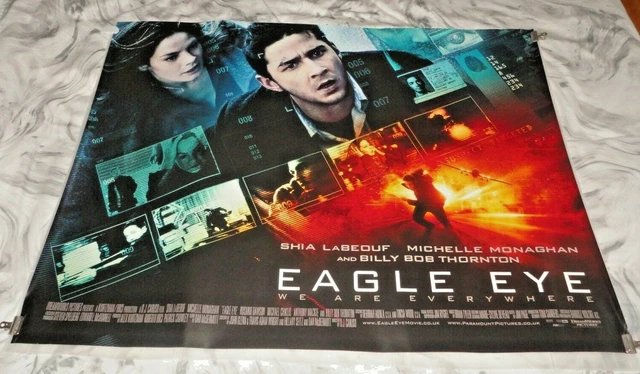 EAGLE EYE ORIGINAL UK Quad Movie Cinema Poster 2008 Shia LaBeouf £13.99 ...
