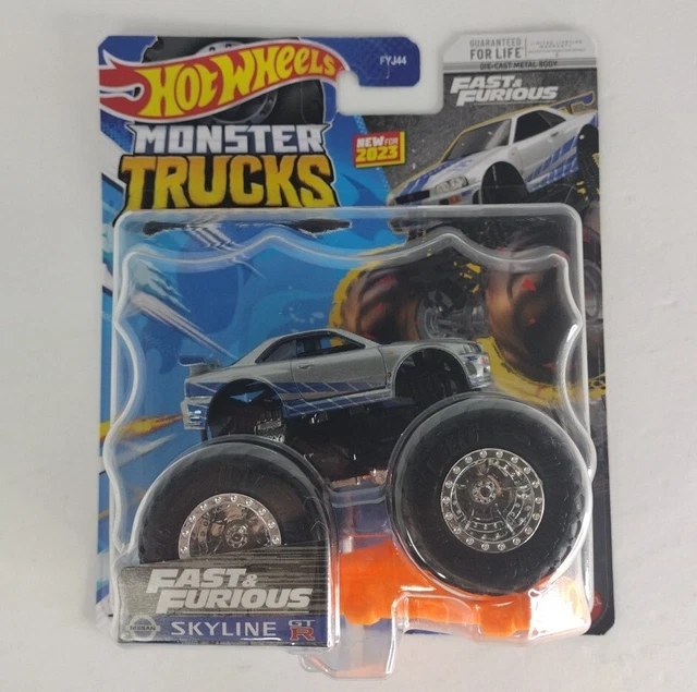 HOT WHEELS MONSTER Truck Fast and Furious Nissan Skyline 2 Fast 2 ...