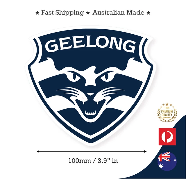 GEELONG CATS FOOTBALL Club Afl Aussie Rules Sticker Decal 2 Sizes $12. ...