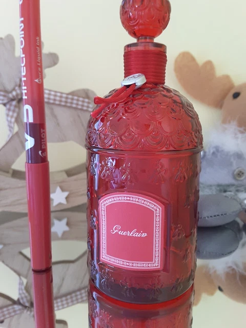 🧡VINTAGE FLACON VIDE Rouge Abeillesss G 🧡Sans Boite🧡 Très Rare En Rouge ...