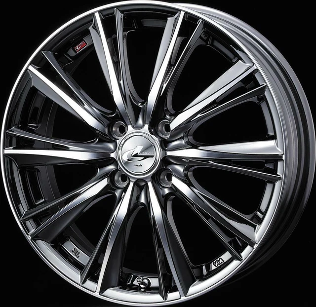 WEDS LEONIS/WX 4-WHEEL set 16X6.0J +42 4x100 Color: BMCMC EUR 1.489,08 - PicClick FR