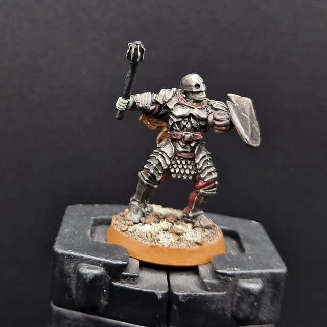 PRO PAINTED WARHAMMER Lotr Orc Captain (conversion) METAL jeux atelier ...