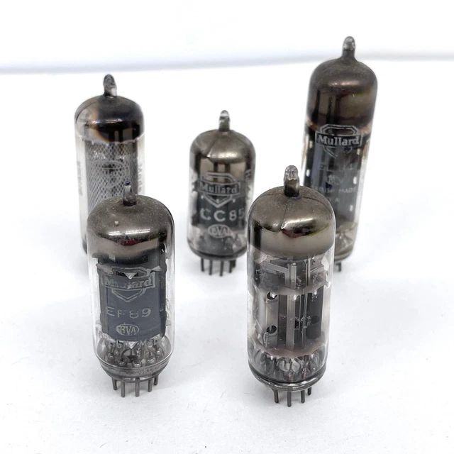 5 X VINTAGE Mullard Valves EF89, ECH81, CC85, EL84 £9.99 - PicClick UK