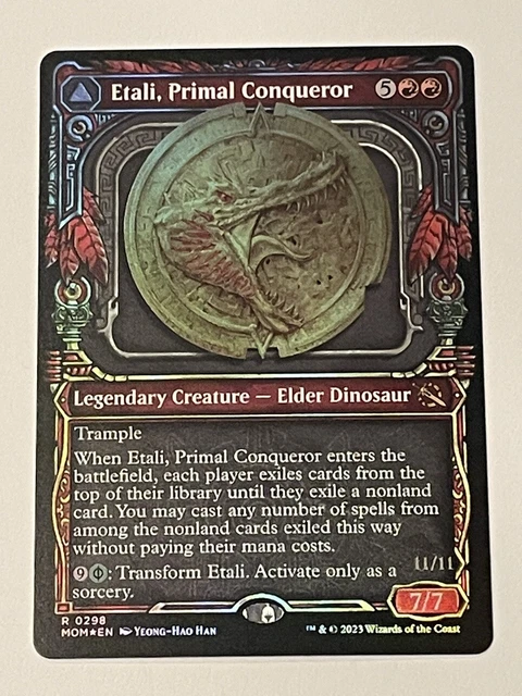 MTG ETALI, PRIMAL Conqueror Etali, Vetrina malattia primaria LAMINA ...