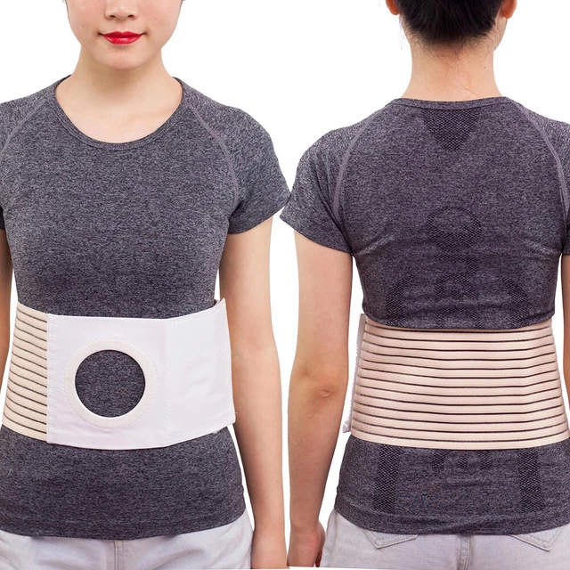 MEDICAL OSTOMY SUPPORT Belt Abdominal Stoma Binder Brace For Colostomy ...