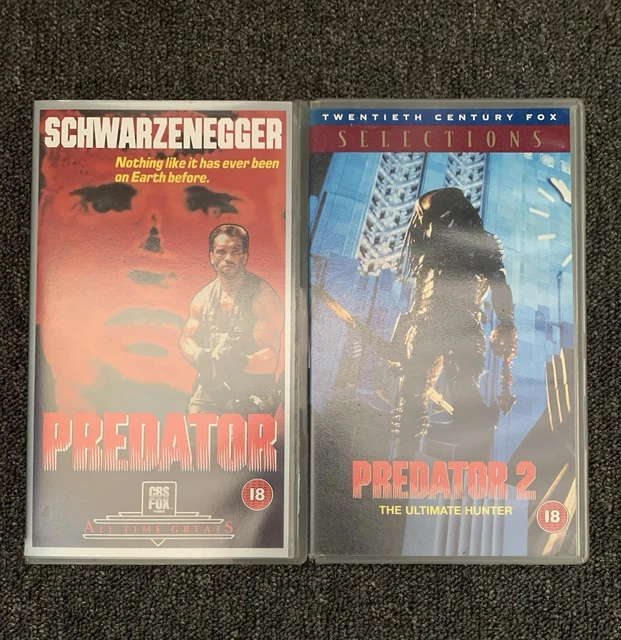 PREDATOR 1&2 VHS video tape bundle £19.99 - PicClick UK