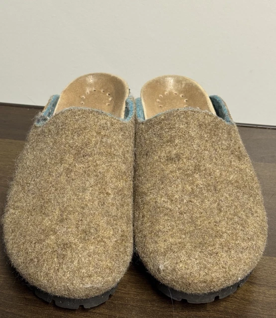 MOBILS BY MEPHISTO Nature Future Gray Wool Felt Clogs Slipper House ...