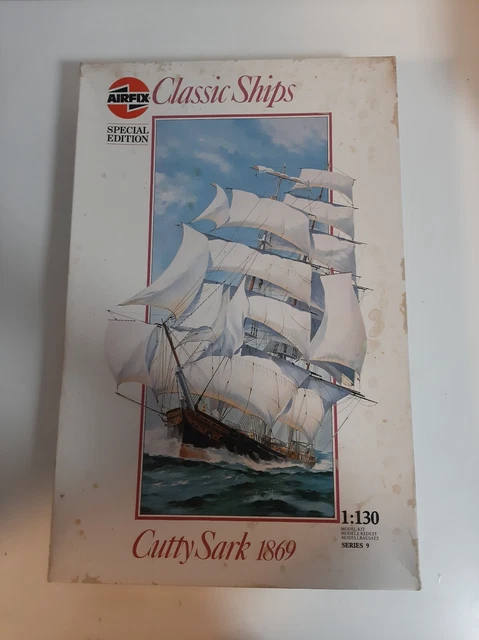 VINTAGE 1987 CLASSIC Ships Cutty Sark 1869 Model Kit 1:130 Scale Series ...